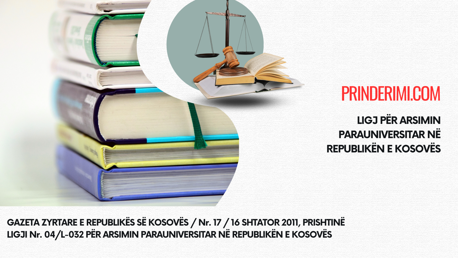 Ligji për Arsimin Parauniversitar në Republikën e Kosovës Nr. 04/L-032 ...